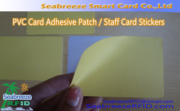 PVC Card Adhesive Patch, Personnel Card Stickers, Adhesive Patch Card ...