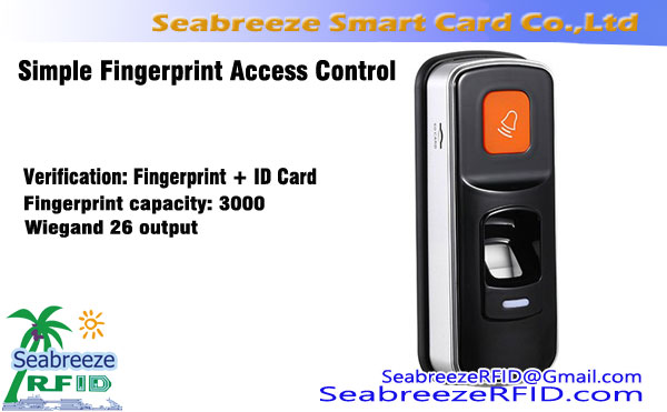 Simple Fingerprint Access Control Machine, Independent Fingerprint ...