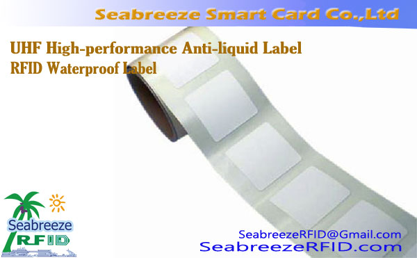 UHF High-performance Anti-liquid Label, RFID Waterproof Label, RFID ...